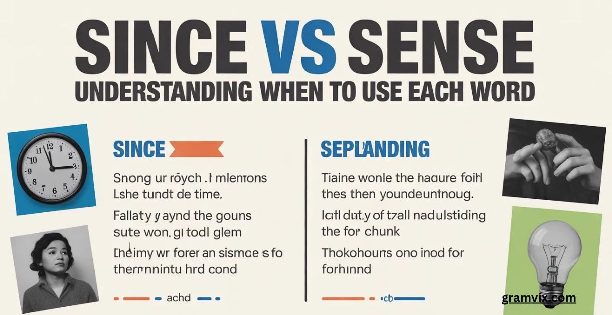 Since vs Sense: Which is correct - Gramvix