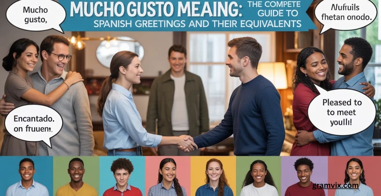 Mucho Gusto Meaning: The Complete Guide to Spanish Greetings and Their ...