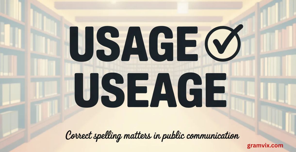 Usage or Useage: Which Is Correct and Why? (Clear Answer + Real ...