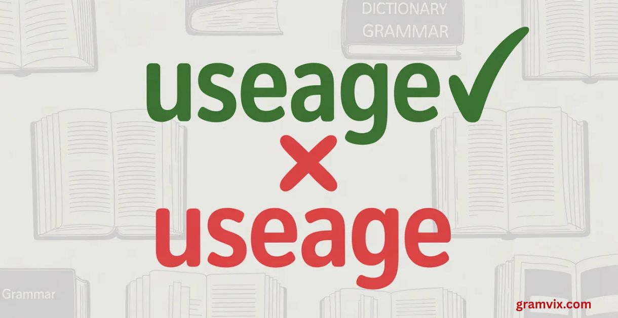 Usage or Useage: Which Is Correct and Why? (Clear Answer + Real ...
